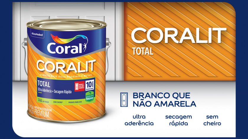 Coralit Total Acetinado Branco Gelo