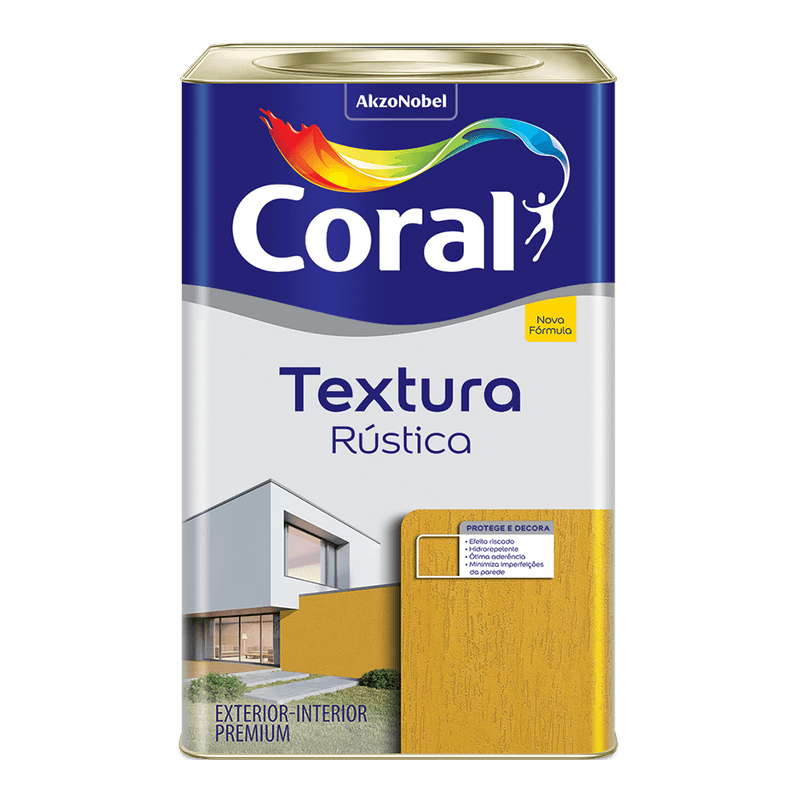 Textura Rústica Coral Real - Tintas Coral