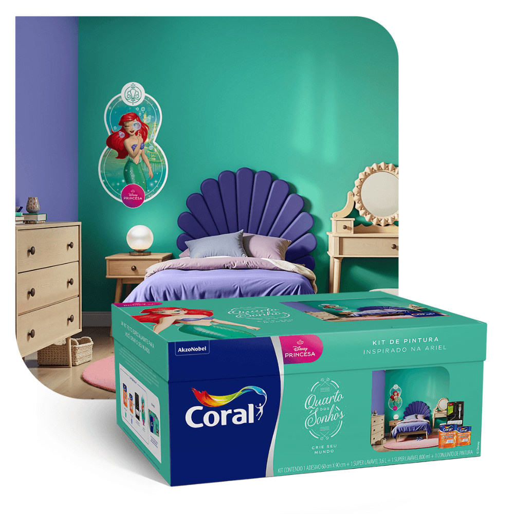 Kit de Pintura Ariel - Tintas Coral
